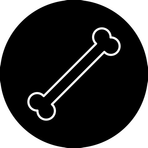Bone Vector Icon Style 22546499 Vector Art At Vecteezy