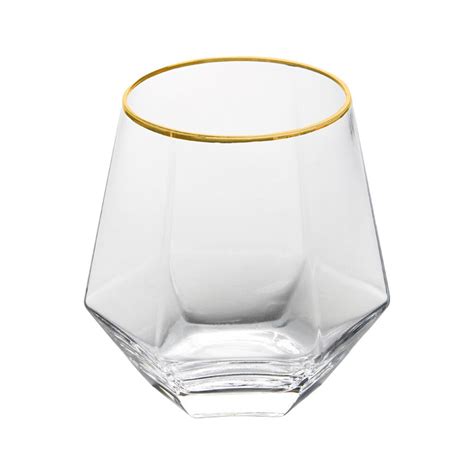 Geometry Whisky Glass Diamond Crystal Glass Cup Ju Grandado