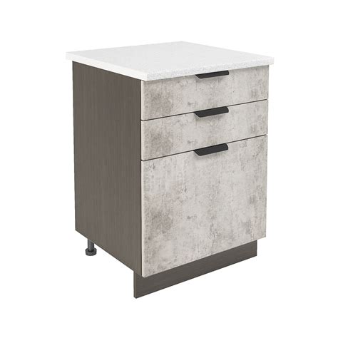 Кухня НОРД МОДУЛИ Норд Шкаф нижний с ящиками ШН3Я 600