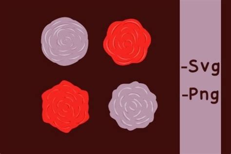 Simple Roses Graphic By Yuliani · Creative Fabrica