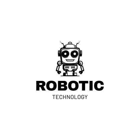 Premium Vector Cute Smiling Robotrobot Logo Ai Bot Helper Mascot Character Cartoon Symbol