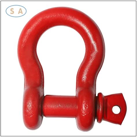 Rigging Fasteners Carbon Steel Forged Die Forging Forge Lifting Shackle