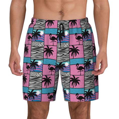 Kdxio Hawaii Palms Print Mens Swim Trunks With Compression Liner 7