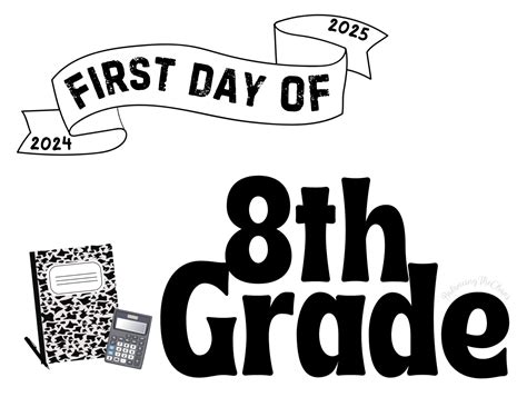 Free Printable 2024 2025 First Day Of School Signs Balancing The Chaos