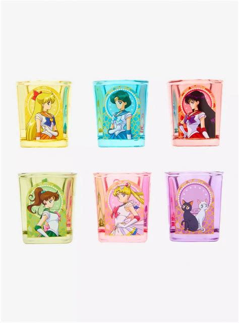Boxlunch Sailor Moon Supers Mystery Shot Glasses