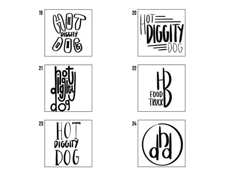 Designer Logo Redo Hot Diggity Dog Behance