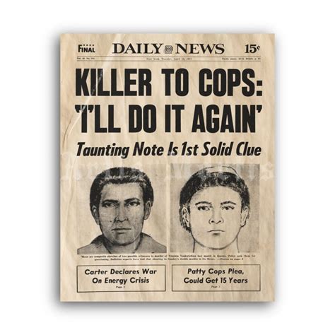 This Day In History Son Of Sam Serial Killer Is Arrested 1977 The