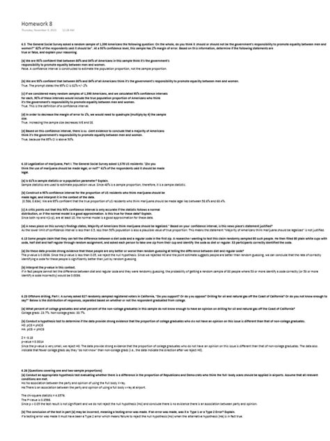 homework 8 cr pdf p value statistical hypothesis testing
