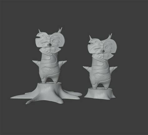 Stl File Oakin Zelda Korok 🌬️・3d Print Design To Download・cults