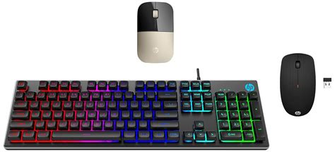 Amazon In Buy HP K F Backlit Membrane Wired Gaming Keyboard ZZ AA X Wireless Mouse