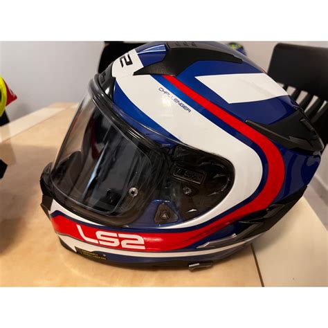 Ls2 Ff327 Challenger Fusion Double Visor Free Bag Shopee Malaysia