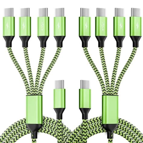 Travel Usb C Splitter Multi Charging Cable For Multiple Devices Fast
