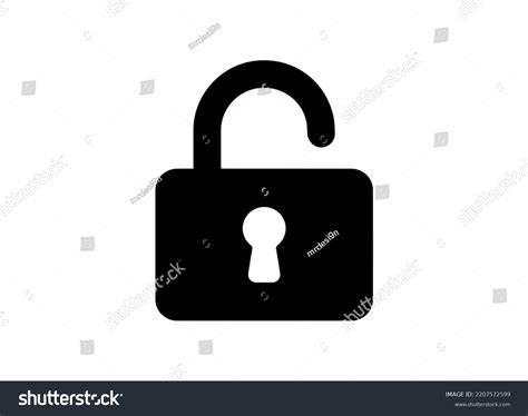 Flat Modern Security Sheild Lock Vector Stock Vector Royalty Free