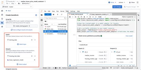 Code Workspaces Train And Interact With Models Palantir