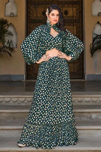 Fancy Exclusive Koti Style Party Wear Ready To Wear Lehenga Choli At