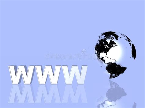 The Whole Big Blue Blog World Wide Web Earth Stock Vector