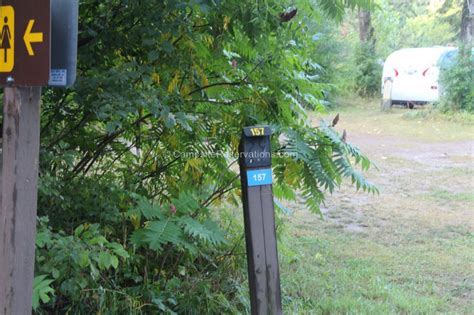 Photo Of Campsite In Hilltop Campground At Bass Lake Provincial Park Ontario Canada