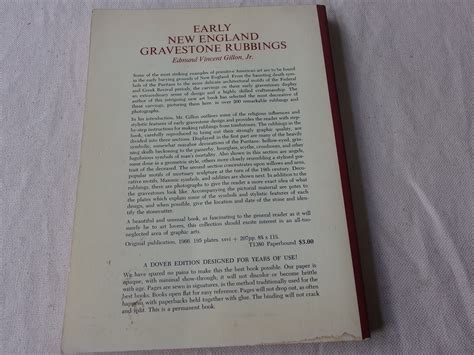 Early New England Gravestone Rubbings By Edmund Vincent Gillon Jr Very