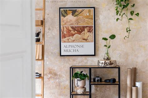 Dusk And Dawn By Alphonse Mucha Giclee Art Prints Time Locked Prints