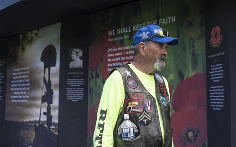Poppy Wall Helps Visitors Deepen Understanding Of Sacrifice On Memorial