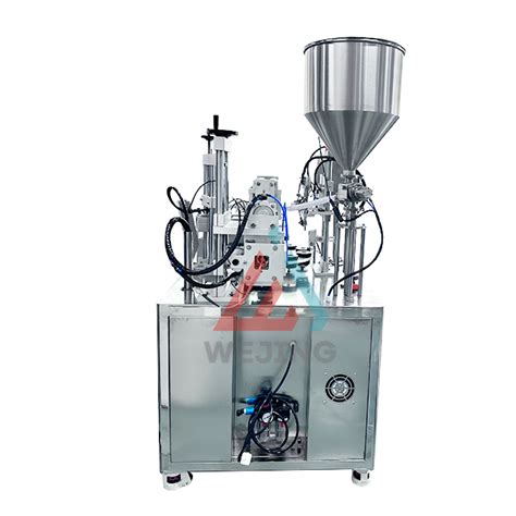 High Speed Semi Automatic Laser Tube Filling And Sealing Machine For Cosmetic Industry From