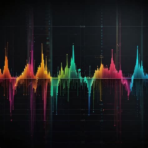 a colorful graph with the word graph on it premium ai generated image