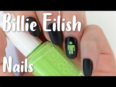 Billie Eilish Nails Art Tutorial Youtube