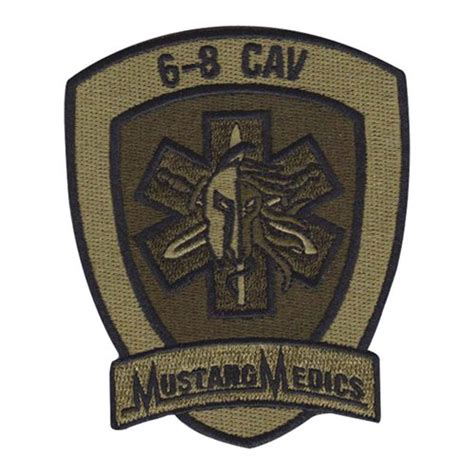 Hht 6 8 Cav Mustang Medics Ocp Patch 6th Squardron 8th Cavalry Regiment Patches