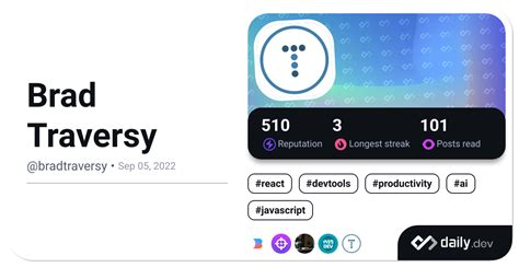Brad Traversy Bradtraversy Dailydev