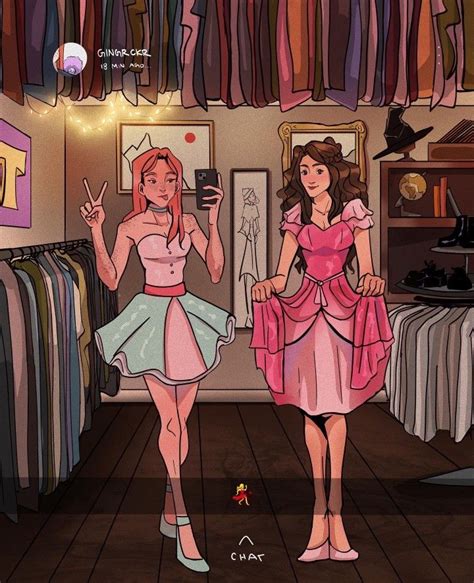 Ginny And Hermione Harry Potter Drawings Harry Potter Illustrations