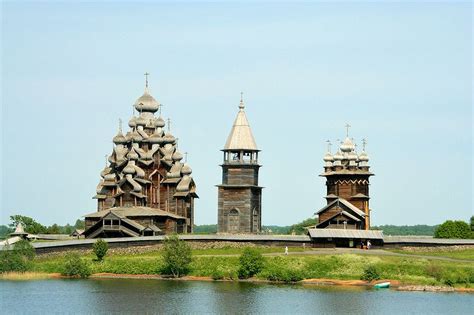 Kizhi Pogost Russia Wooden Churches Dating From The 17th Century
