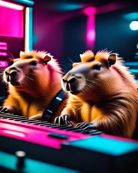 Capybaras Ai Generated Ai Art Digital Download Etsy