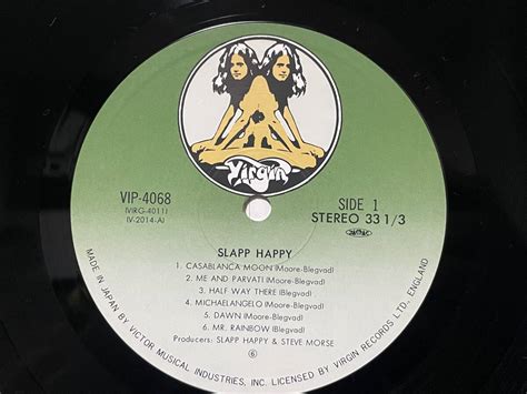 Yahoo!オークション - 美盤 国内 Virgin 緑双子 LP Slapp Happy スラッ...