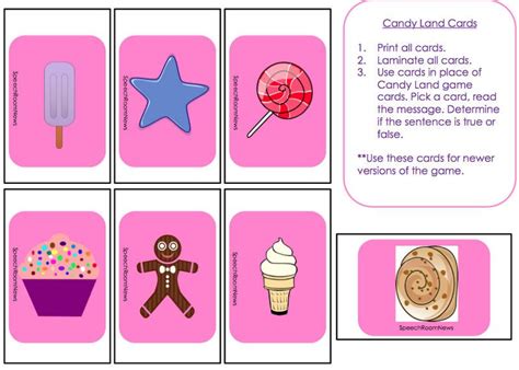 Candyland Game Cards Printable Giant Candy Land Game Spin Master