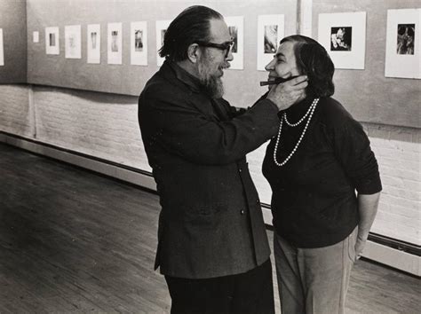 Fotografen Jack Berger Med Hustrun Nell New York Alla Konstverk