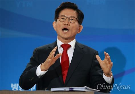 김문수 후보 초청 방송기자클럽 토론 오마이포토