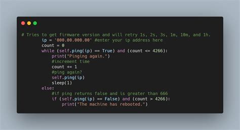 Python Pinging A Server Using Windows The Code Road