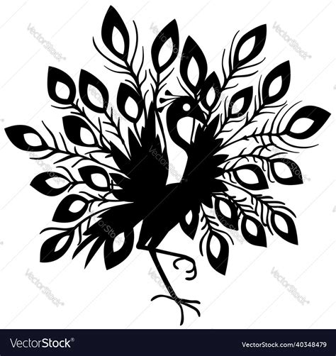 Peacock Stencil