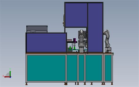 旋转超声波焊接机solidworks 2013模型图纸下载 懒石网