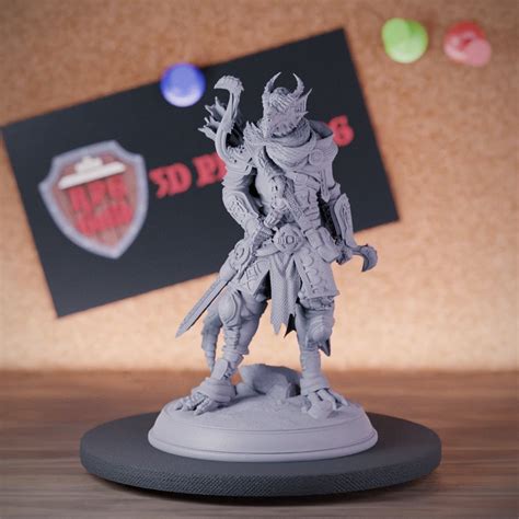 Dragonborn Ranger Miniature Hunter Shadowstalker Dungeons And Dragons