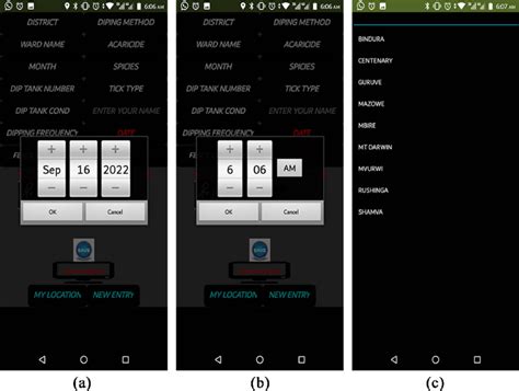 Auto Date Picker A Auto Time Picker B List Picker C Download
