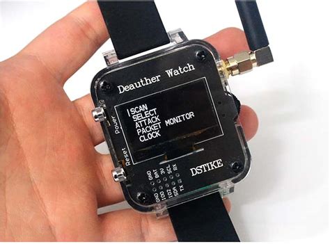 DSTIKE Deauther Watch V3 Bileklik Giyilebilir ESP8266 Geliştirme Kartı