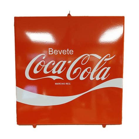 Coca Cola Box Enamel Sign 50 X 50cm Fiftiesstore Nl
