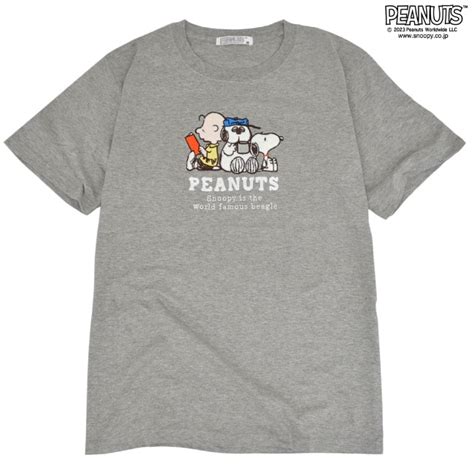 【楽天市場】スヌーピー ピーナッツ Tシャツ トップス オラフ チャーリーブラウン 刺繍 半袖 Snoopy Peanuts