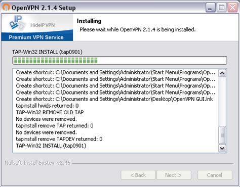 HowTo Windows XP OpenVPN Setup Tutorial HideIPVPN Services