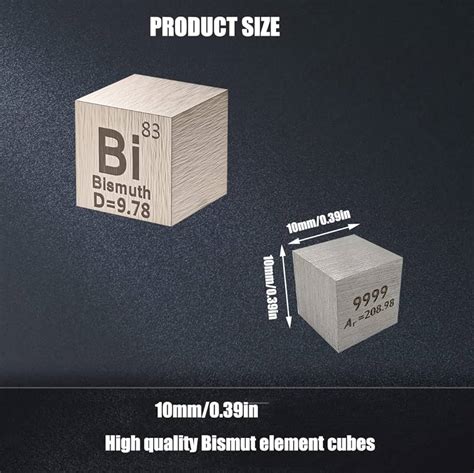 Bismuth Periodic Table Square Chemical Element Tile Bi Bismuth