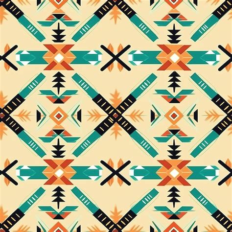 Premium Ai Image Aztec Pattern