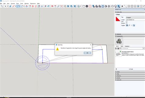 how to rotate rectangular component such that two edges are touching