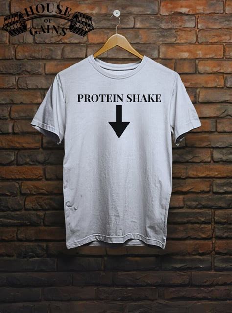 Protein Shake Gym Pump Coveroversizedgym Shirtfor Mens Teegym Bro T