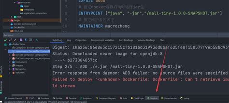 Idea 使用插件连接远程 Docker Dockerfile 雨同我 博客园